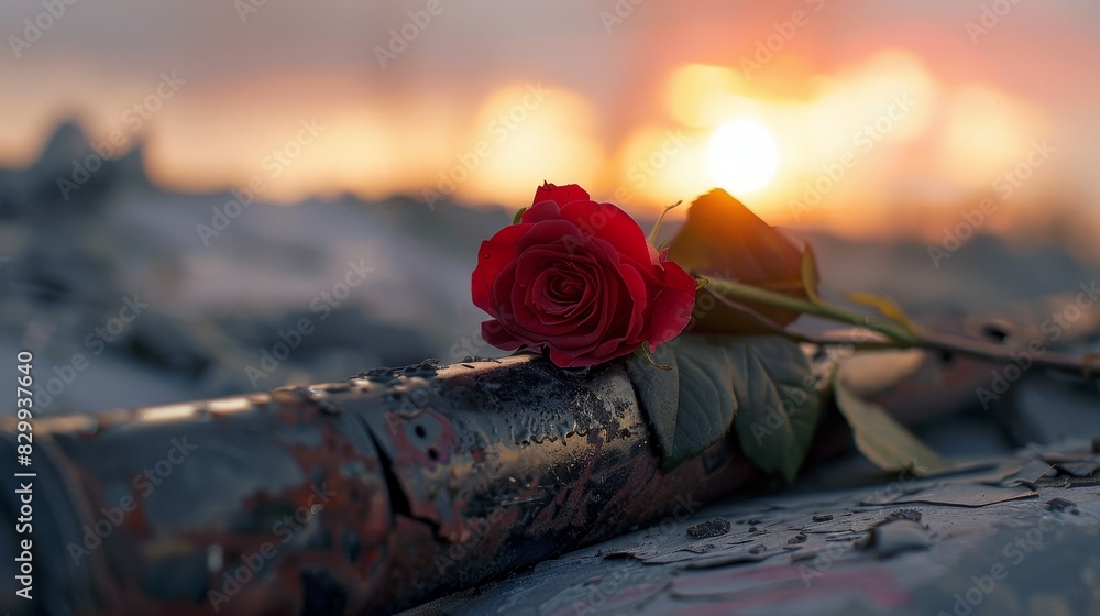 Minimalist Memorial Day tribute featuring a tattered American flag ...