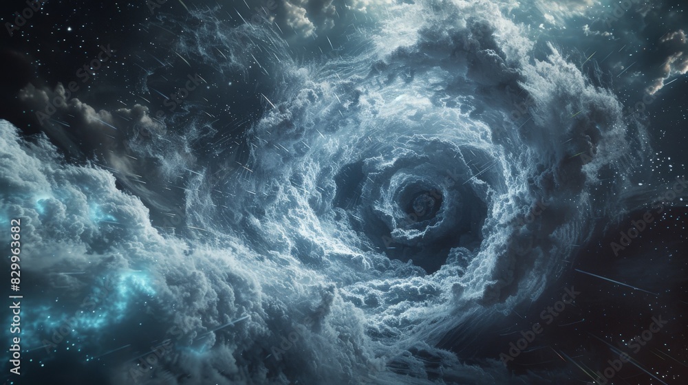 A mesmerizing science fiction art piece portraying the beauty and ...