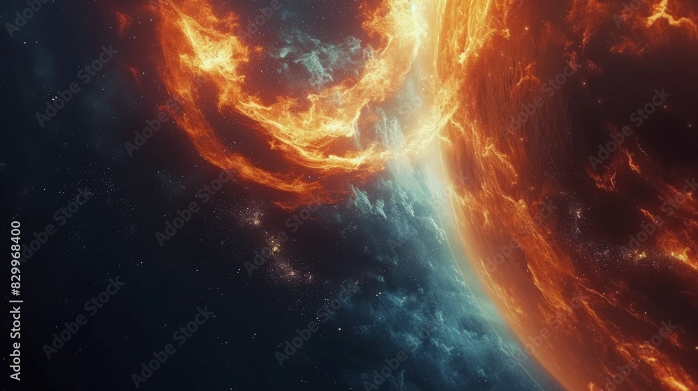 Delve into the depths of space and witness the mesmerizing beauty and ...