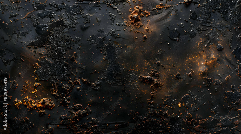 Rustic burnt metal surface showcasing intricate texture and patina with ...