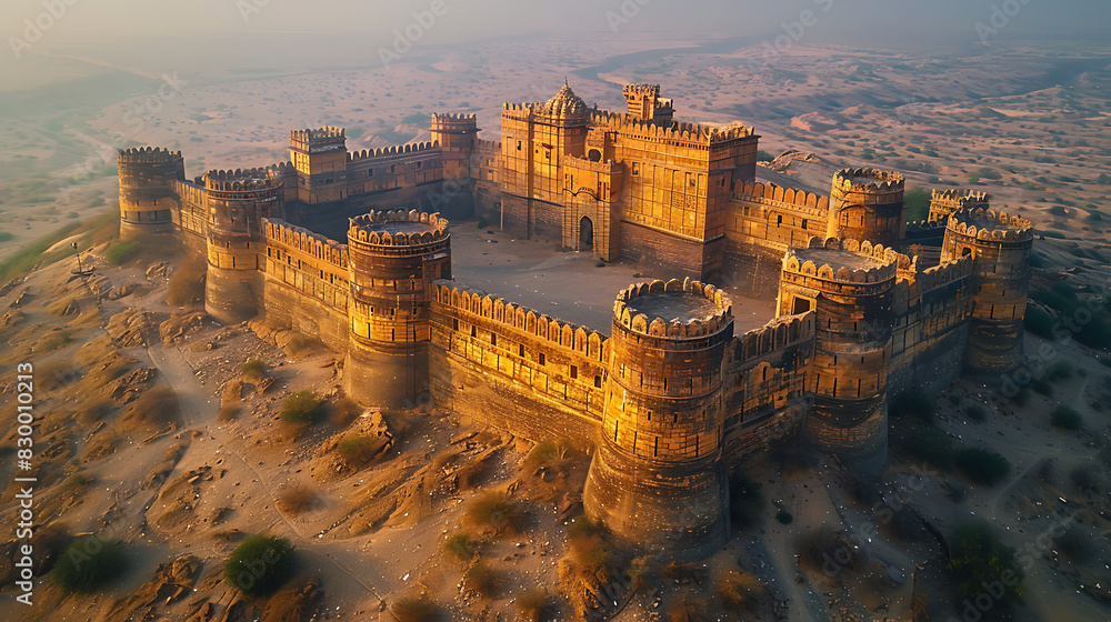 breathtaking image of Derawar Fort towering bastion majestic wall ...