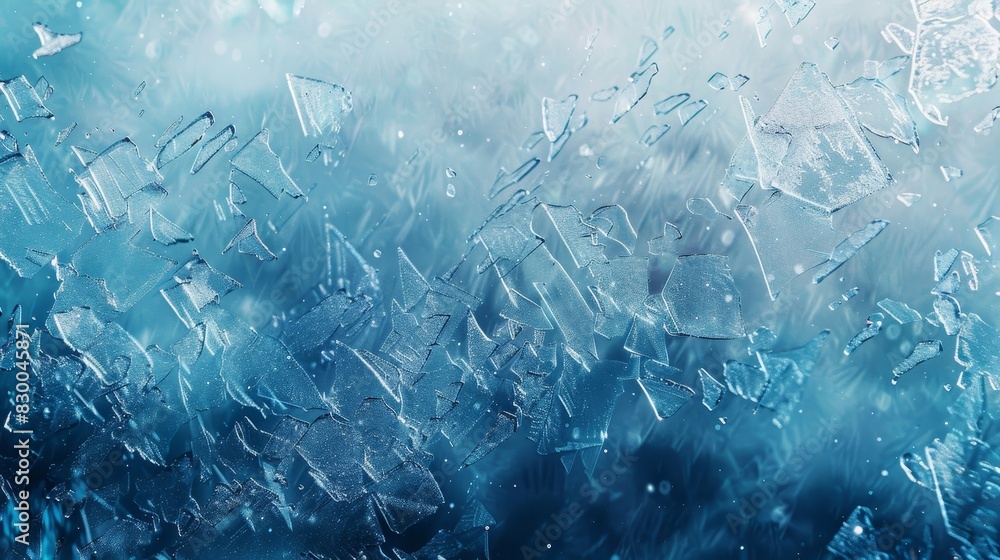 Winter-themed background with ice-like textures smooth gradients and ...