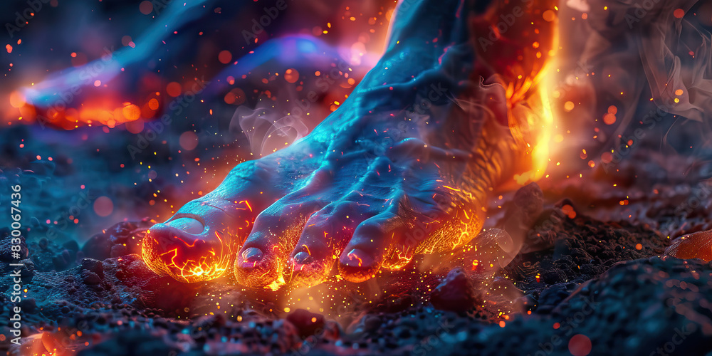 Foot Pain: The Aching, Burning Sensation of Sore Feet - Visualize a ...