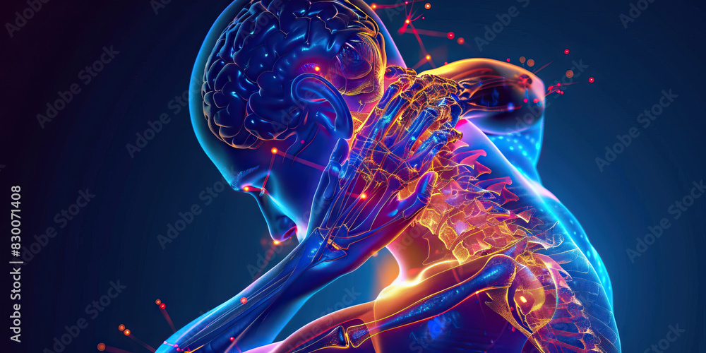 Aching Head: The Pulsating Waves of a Headache - Visualize a scene ...