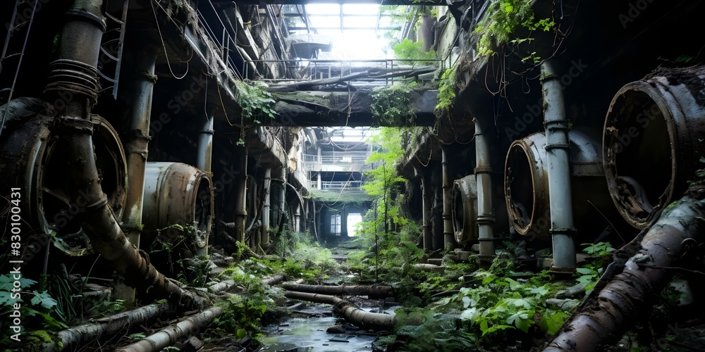 Symbolism of obsolescence and energy stagnation in a deteriorating ...