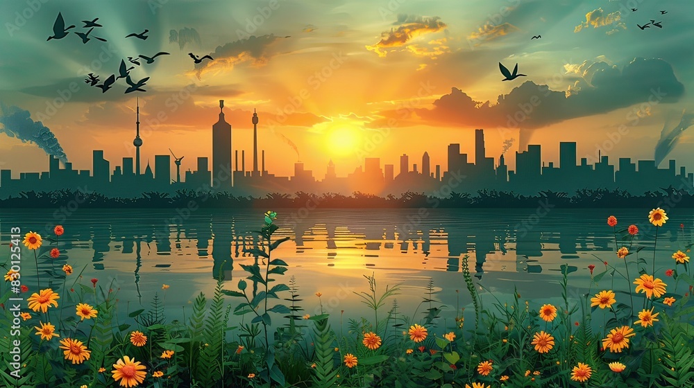 Climate change infographic, greenhouse gas sources, global impact ...