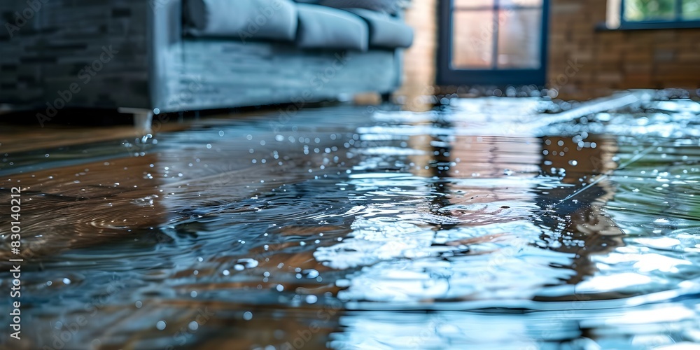 Understanding the Dangers of Household Flooding: Photo of a Flooded ...
