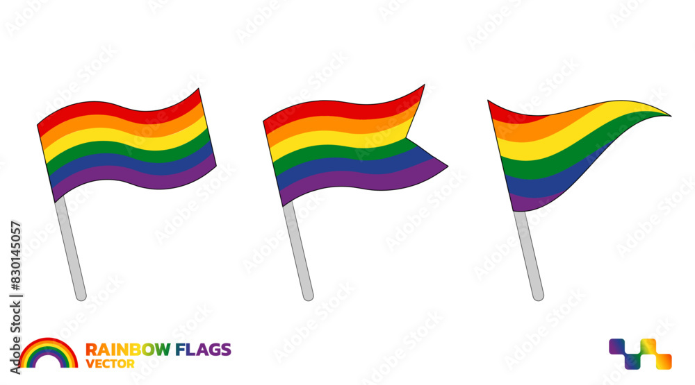 Rainbow Pride Flag vector for Parade and celebration, Pride month ...