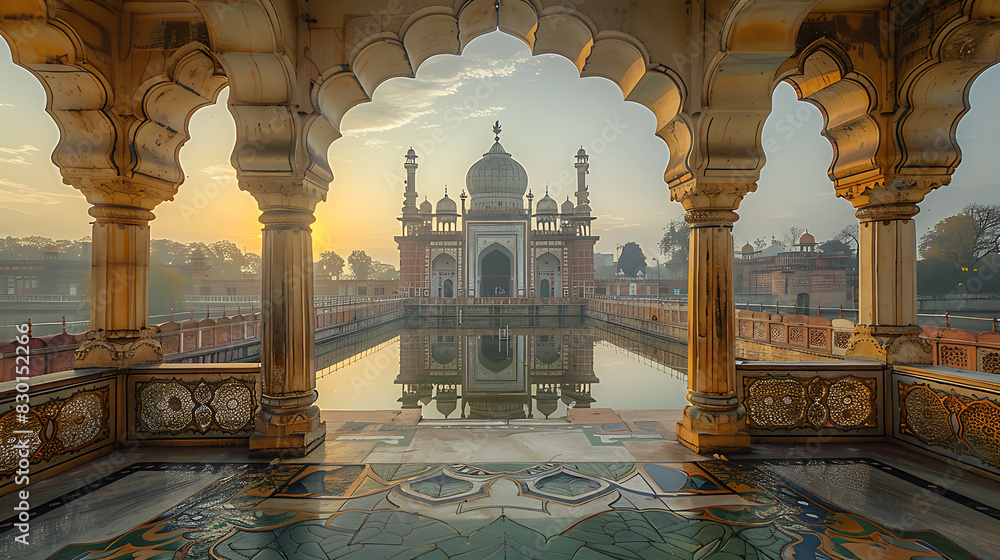 enchanting image of Lahore Fort majestic architecture ornate decoration ...