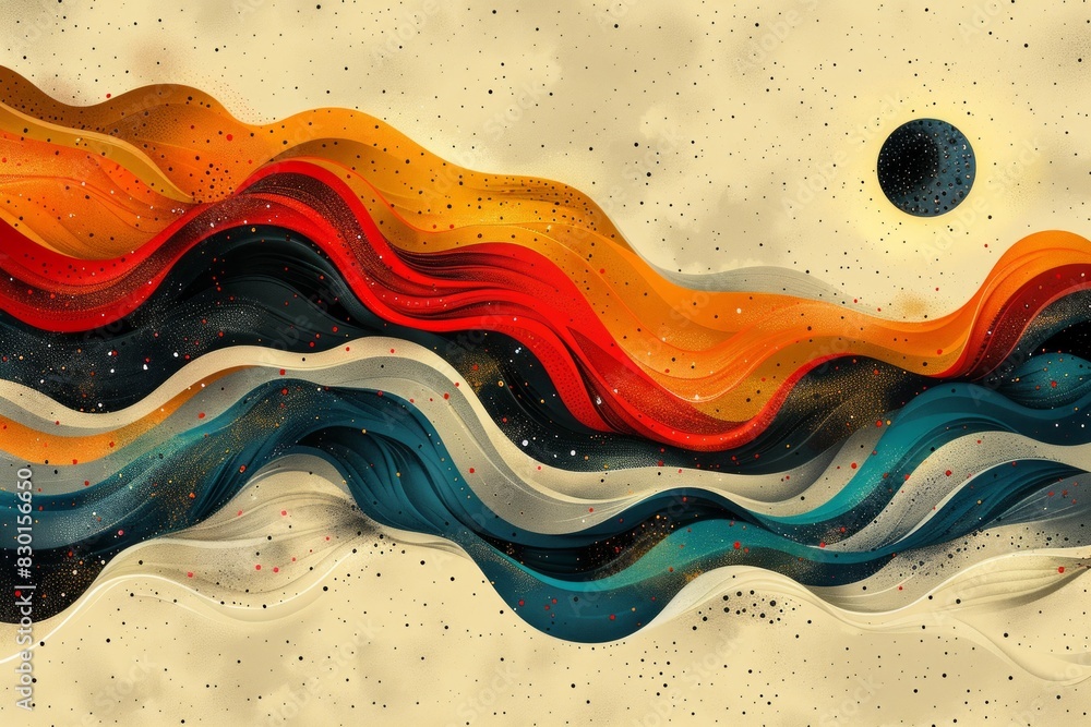 abstract background in colors and patterns for National Indigenous ...