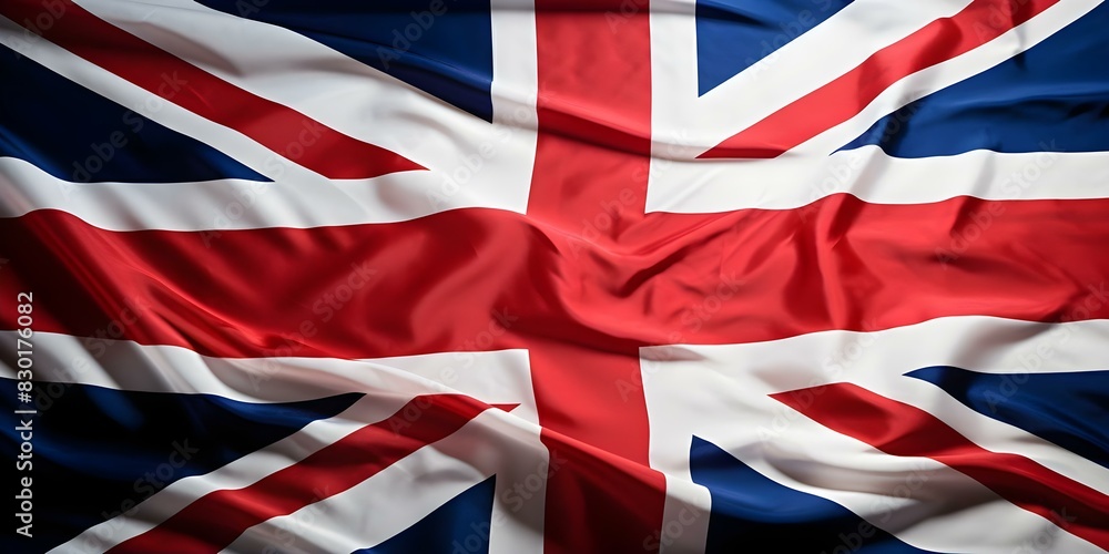 The Union Jack Flag: A Symbol of UK's Historical Patriotism in Red ...