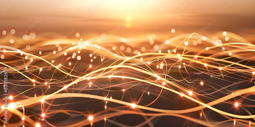 Interconnected Digital Nodes Representing the Internet of Things ...
