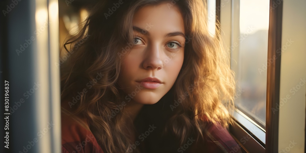 Distorted Window View: Woman's Perspective evokes Disorientation and ...