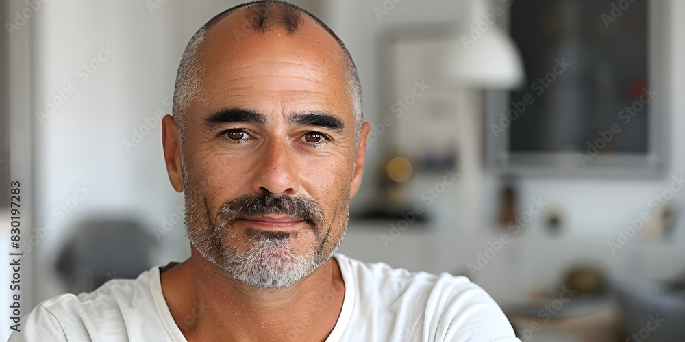 Man with Receding Hairline and Bald Spot Before and After Hair ...