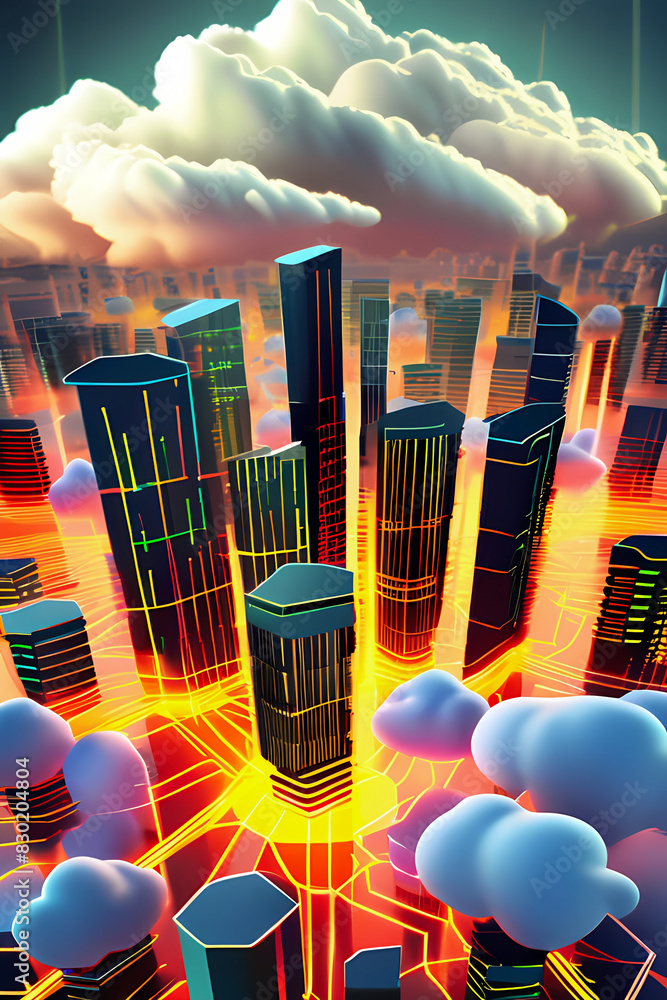 cloud computing network wallpaper, cloud computing management ...