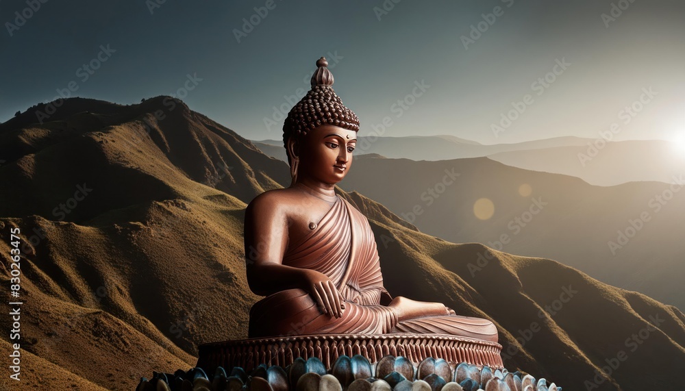 gautam buddha, cinematic, dramatic background, 4k octane render, soft ...