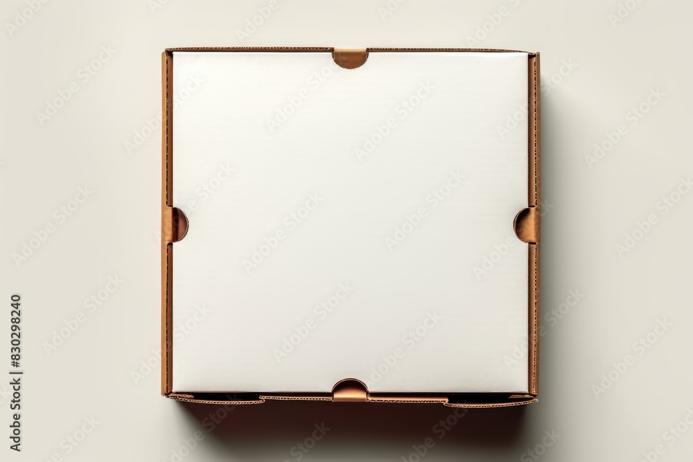 Pizza box mockup. Pizza box. Pizza Box Blank Mockup with Logotype and text space. Blank pizza ...