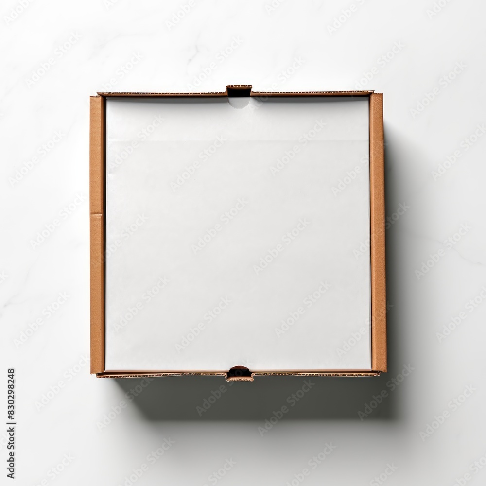 Pizza box mockup. Pizza box. Pizza Box Blank Mockup with Logotype and text space. Blank pizza ...