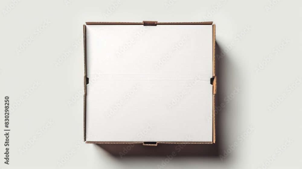 Pizza box mockup. Pizza box. Pizza Box Blank Mockup with Logotype and text space. Blank pizza ...