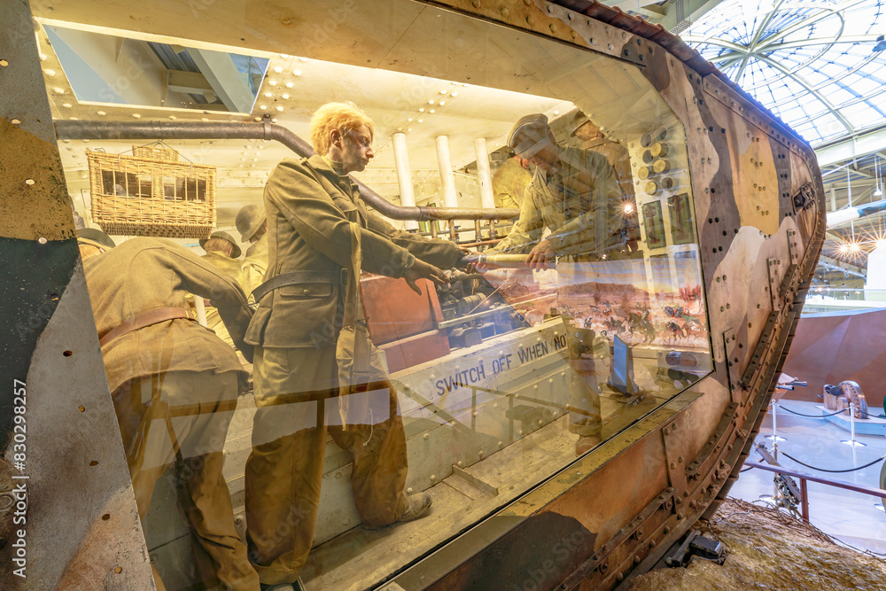 Royal Tank Museum, Amman, Jordan - May 4, 2024: Historically ...