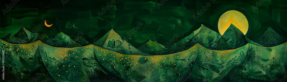 Panoramic stock photo of an ultradetailed map of the moons surface ...