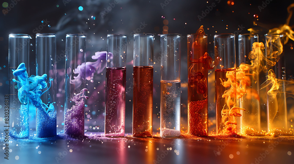 Infographic explaining chemistry behind the colors of fireworks with ...