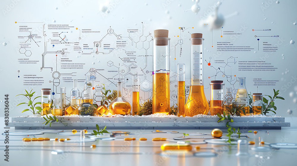 Infographic showing role of catalysts in chemical reactions with ...