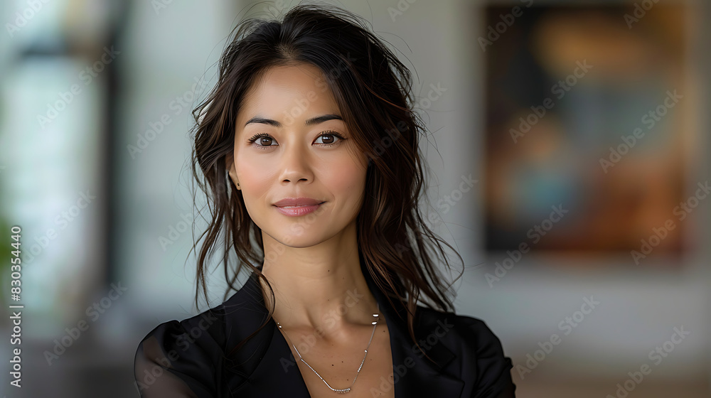 visionary resilient Female Asian CEO breaking barrier corporate world ...