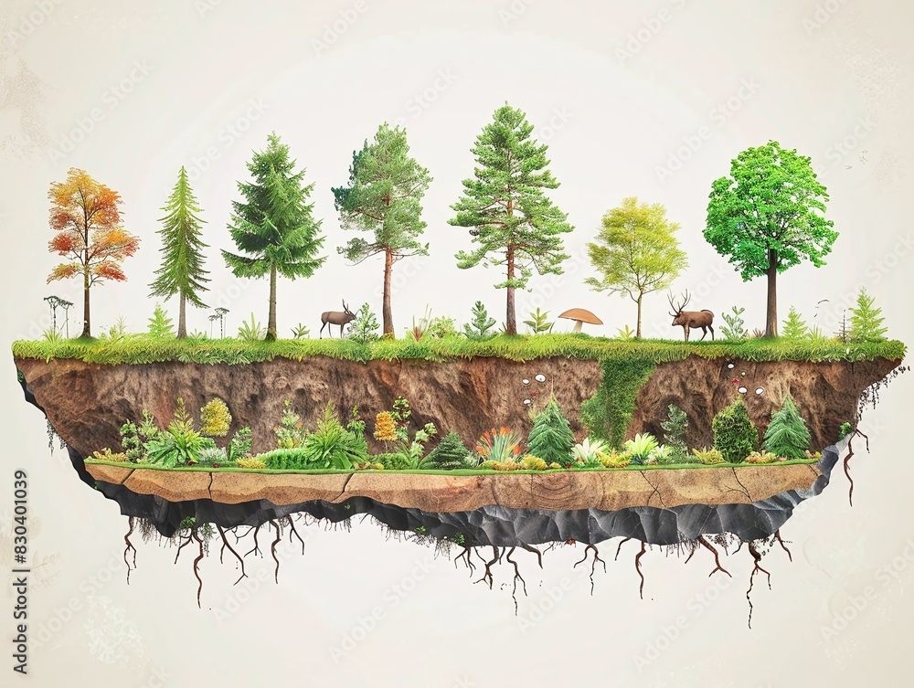 Design an infographic about the benefits of tree planting and ...