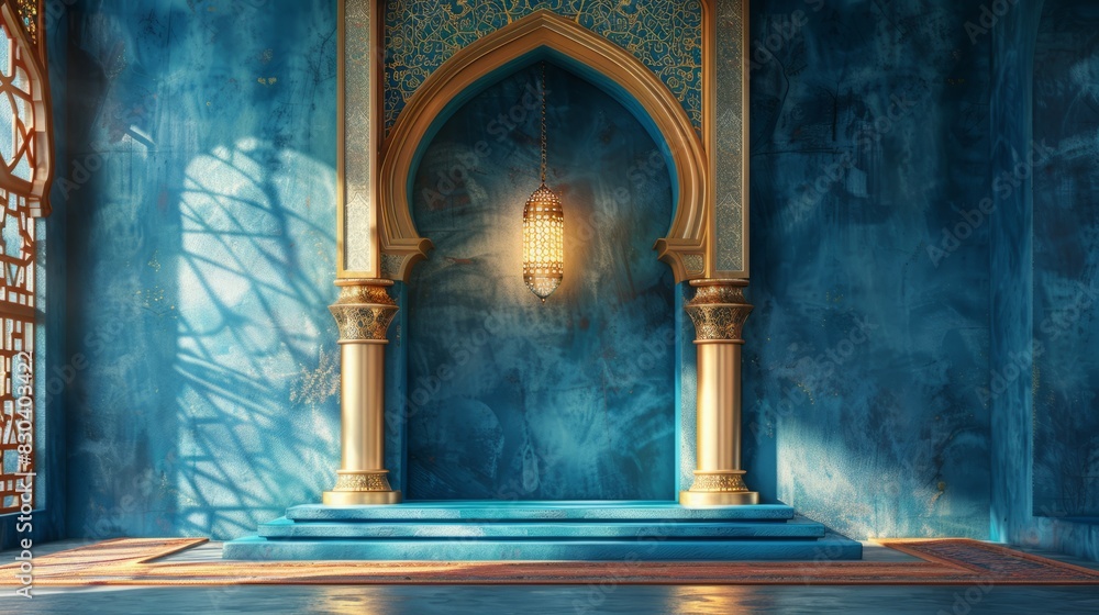 During Ramadan, opt for a calming color scheme of calming blues and ...