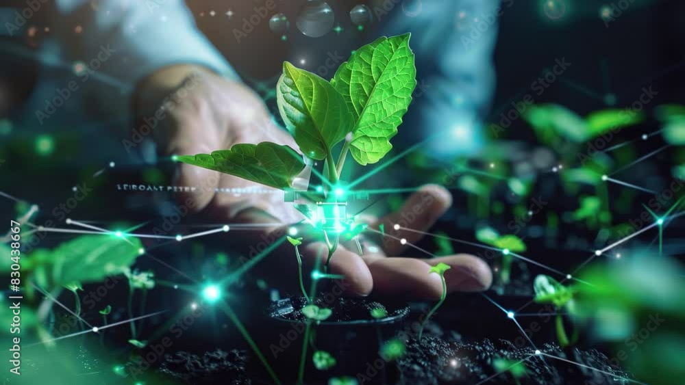World nature conservation day and environment day concept. Plants on ...