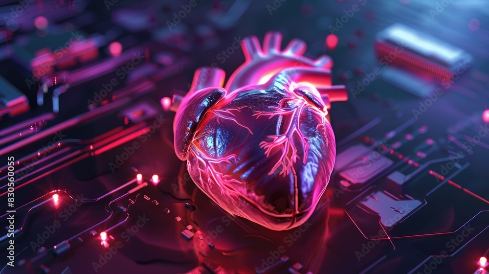 Microchips implanted in human heart for permanent pacemaker operation ...