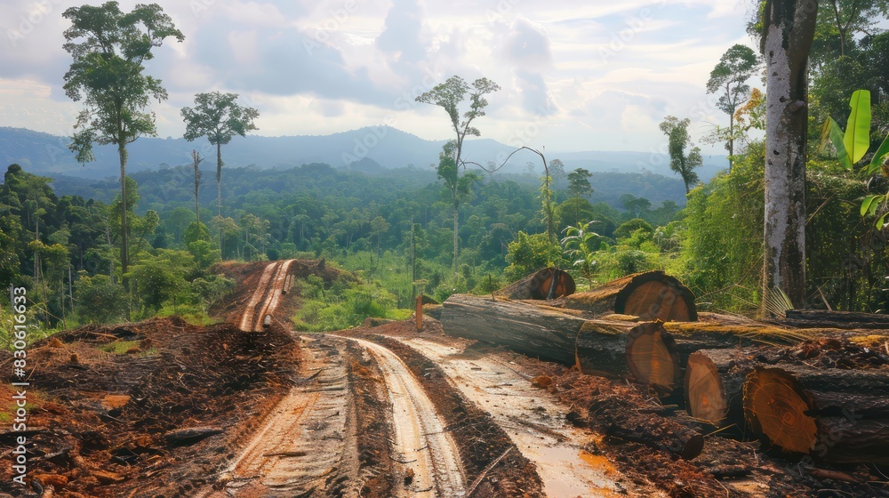 Illegal Logging: Document illegal logging activities in protected or ...