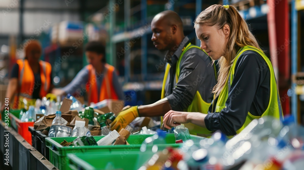 Waste Reduction and Recycling Programs: Photograph employees ...