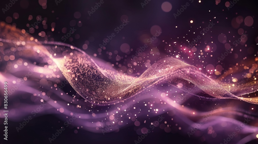 Whimsical Back to School with plum and rose gold sparkling effects ...