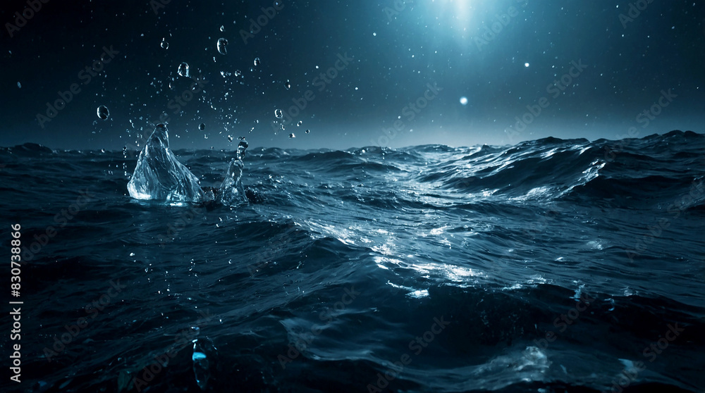 cinematic journey tracing the origins of water Stock Illustration ...