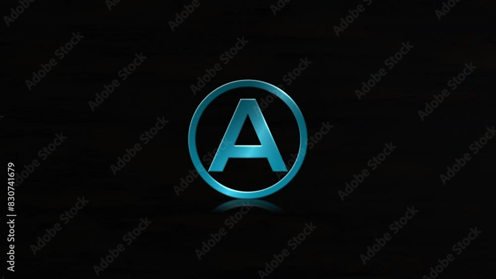 A Logo, Modern A aa Text Logo Animation Video Template For Your ...
