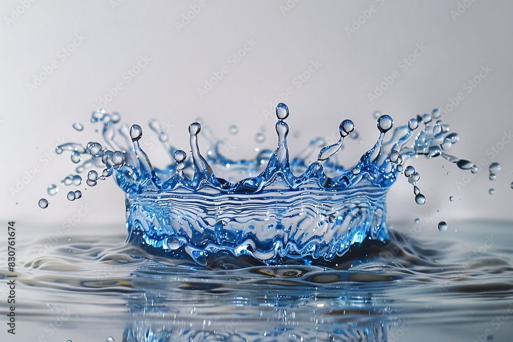 Water Ripple Effect: The Art of Capturing a Splash in Motion Stock ...