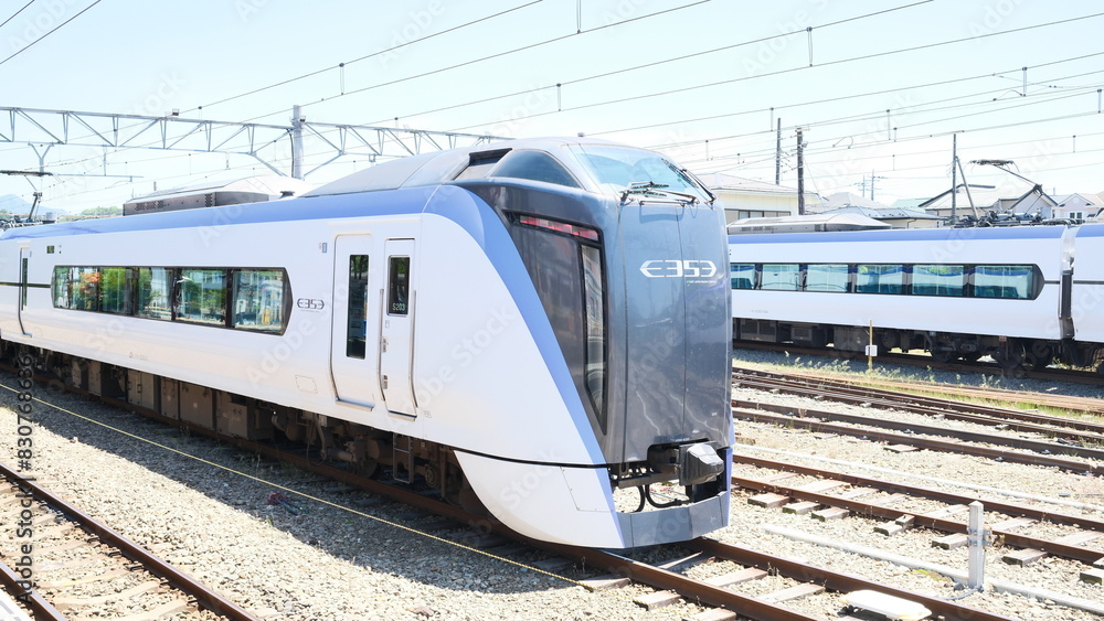 Japan ,FujiKawaguchiko May 17 2024: The Fuji Excursion is a regular ...