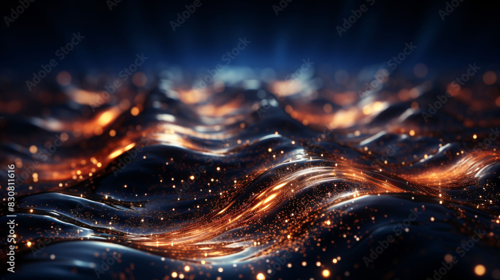 Abstract luxury particle background, abstract graphic poster PPT ...