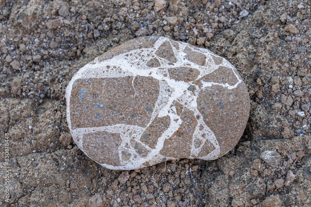 Caliche with Tuff, Tuff is a type of rock made of volcanic ash ejected ...