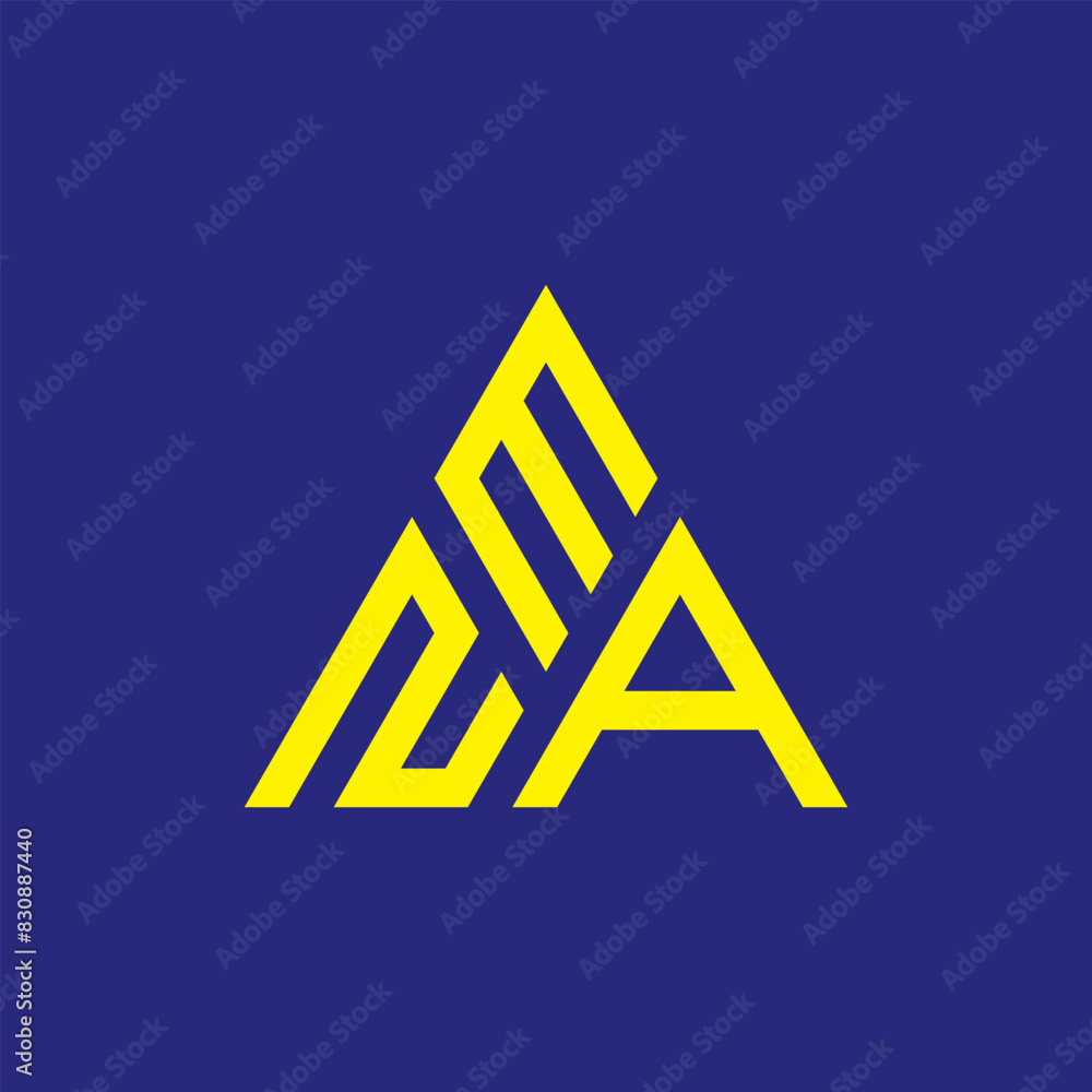 MSA Letter Logo Design. MSA Creative Letter logo design vector, MSA ...