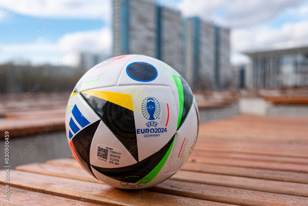 April 17, 2024, Berlin, Germany. The official ball of the European ...