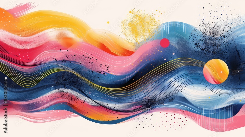 Design a minimalist artwork of euphoric emotions. Illustrate a series ...