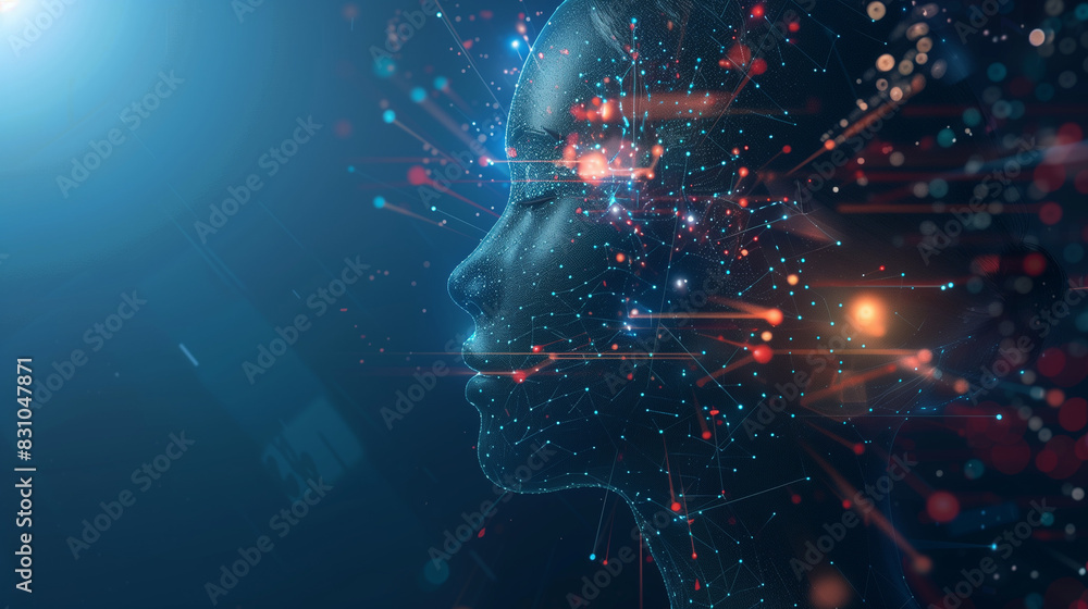 ภาพประกอบสต็อก Visualizing the Influence of AI on Sales: AI-Driven ...