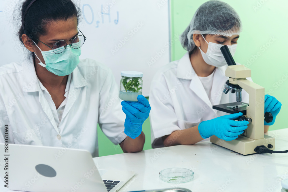 Biochemistry Scientist asian men caucasian women diversity team biology ...