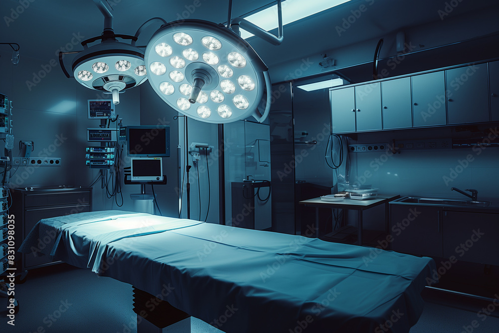 Modern Surgical Room with Advanced Equipment, Clean and Sterile ...
