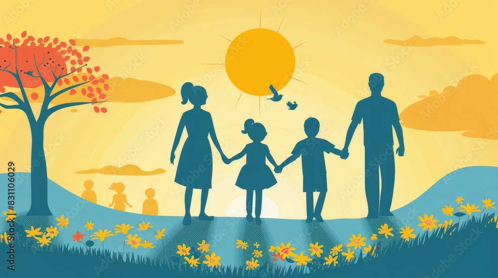 Design a visual guide to creating a family mission statement. Include ...