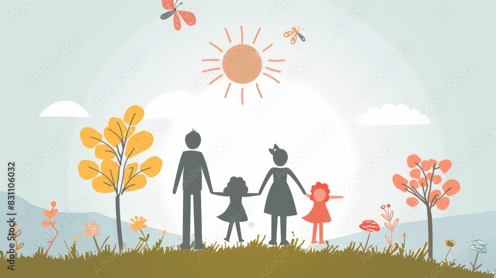 Design a visual guide to creating a family mission statement. Include ...