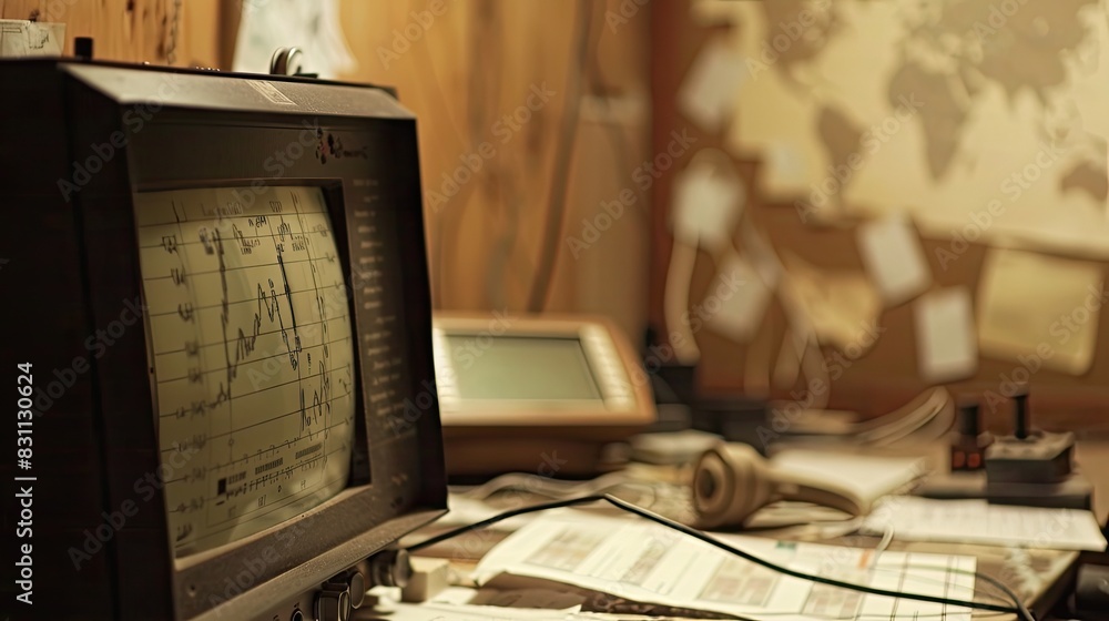 seismograph earthquake detection tool during earthquake disasters Stock ...